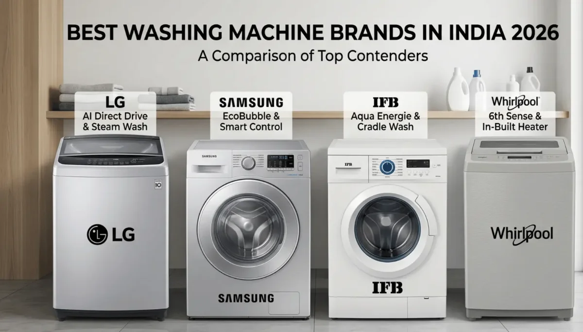 Best Washing Machine Brands in India 2026 | PriceCompare Blog