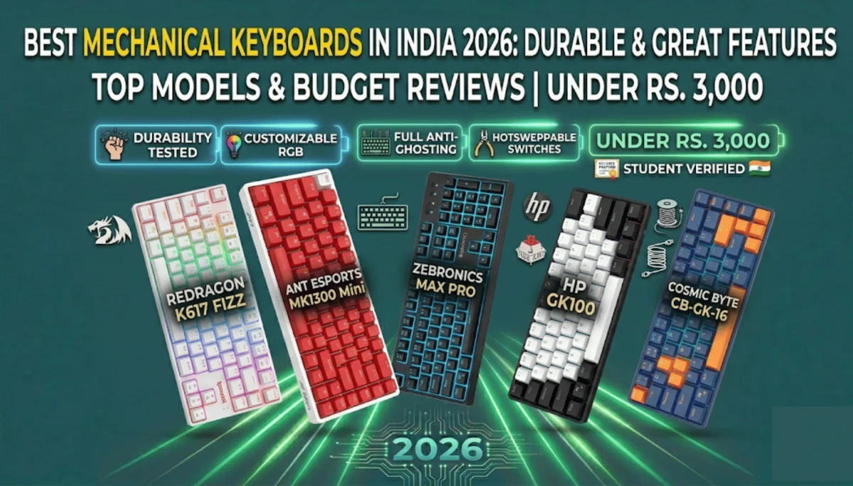 Best Mechanical Keyboards in India Under Rs. 3,000 in 2026 ...