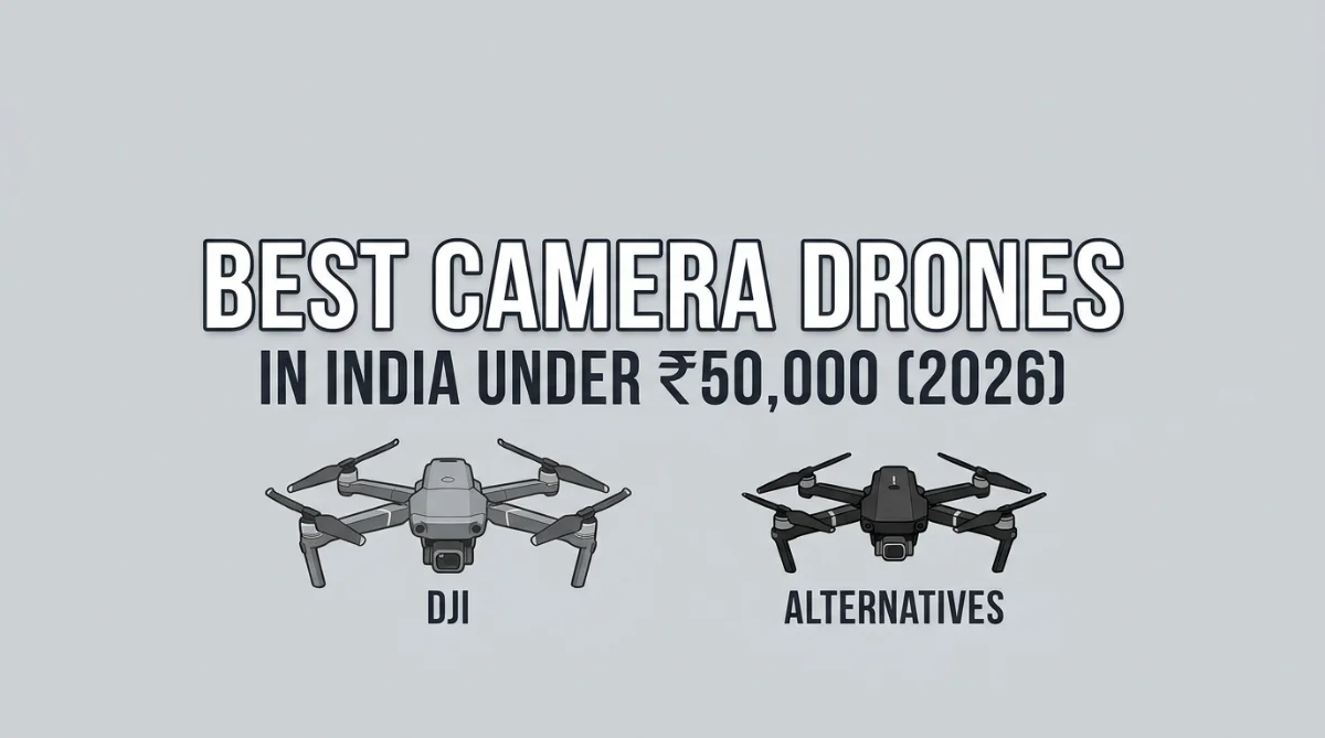 Best Camera Drones in India Under ₹50,000 (2026) | DJI & More ...